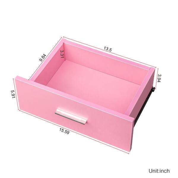 Barber Stations with 2-Tier Storage Shelf with Door,Hair Styling ...