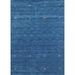 Ahgly Company Machine Washable Contemporary Blue Dress Blue Area Rugs ...