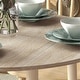 HOMCOM 35" Round Folding Dining Table, Collapsible Drop Leaf Table for ...