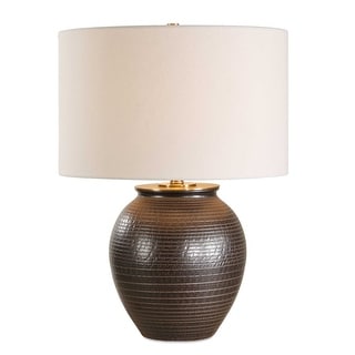Uttermost Hawkins Bronze Ribbed Table Lamp - N/A - Bed Bath & Beyond - 43147726