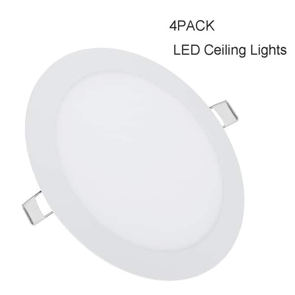 LED Recessed Ceiling Panel Down Lights Bulb Slim Lamp Fixture Panel ...