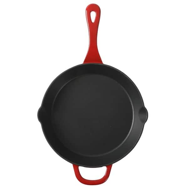 Crock-Pot Artisan 12 Inch Enameled Cast Iron Round Skillet in Gradient ...