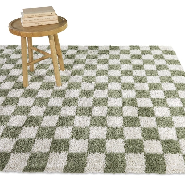 Gianni Modern Checkered Area Rug - Bed Bath & Beyond - 37014046