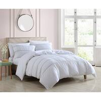 Poppy & Fritz Alice Cotton White Comforter Set - Bed Bath & Beyond ...