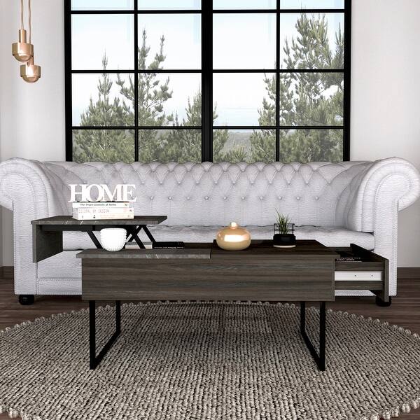 Lift Top Versatile Coffee Table with Extra Storage Space for iving Room ...
