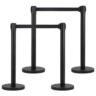 Crowd Control Stanchion with 6.5FT Retractable Belt Stanchion Set - Bed ...