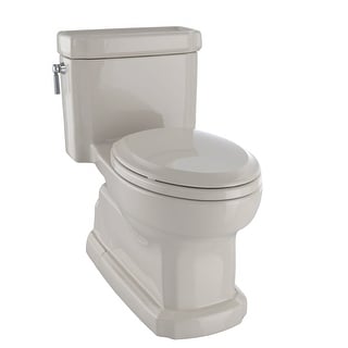Toto MS974224CEFG Eco Guinevere One Piece Elongated 1.28 GPF Toilet ...