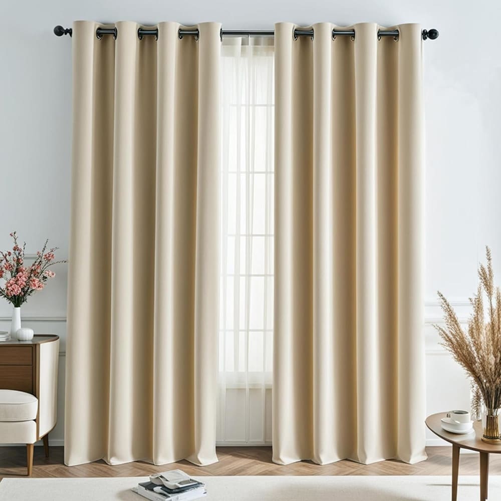 Beige Velvet Curtains - Bed Bath & Beyond