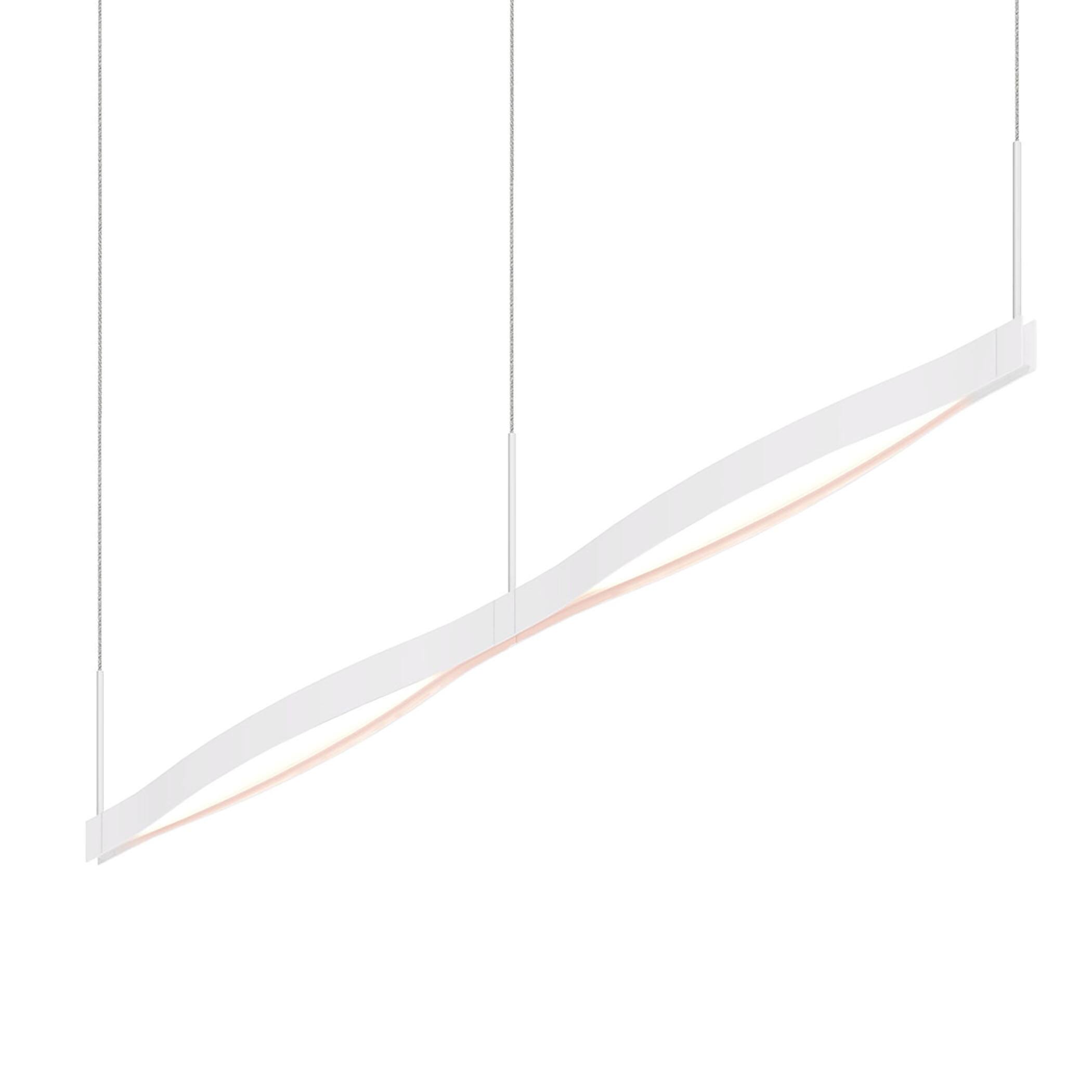 Ola™ - Double Linear LED Pendant - Satin White Finish - Driver in ...