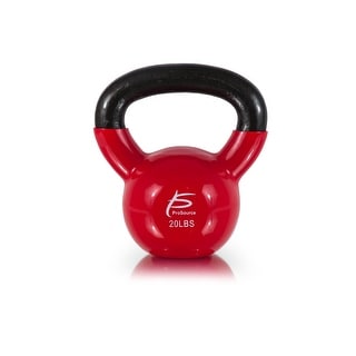 ProsourceFit Vinyl Coated Cast Iron Kettlebell for Full Body Fitness ...