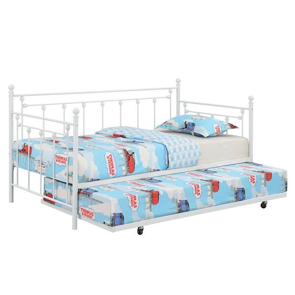 Metal Frame Daybed with Trundle - Bed Bath & Beyond - 36145520