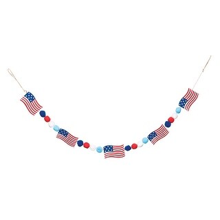American Flag Garland - Bed Bath & Beyond - 40391500