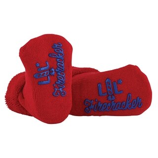 7" Red Baby Socks With Cute Design: "Lil Firecracker" - Bed Bath ...