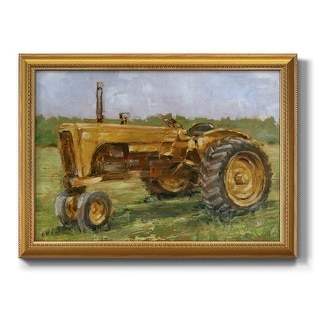 Rustic Tractors IV Premium Framed Canvas- Ready to Hang - Bed Bath ...