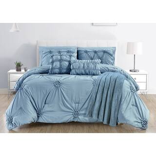 9-Piece Comforter Set - Queen - Blue - Bed Bath & Beyond - 37835768