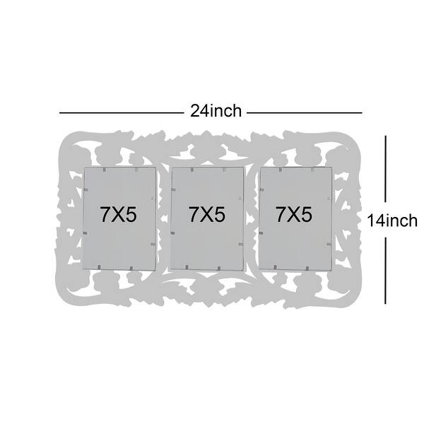 2 Pack Collage Picture Frame for 5x7 Photos with 3 openings - Bed Bath ...