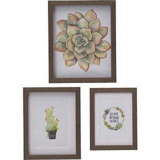 MELANNCO Set of 3 Wood Frames - Bed Bath & Beyond - 38263541
