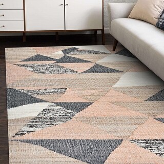 Overton Handmade Modern Contemporary Geometric Area Rug - Bed Bath ...