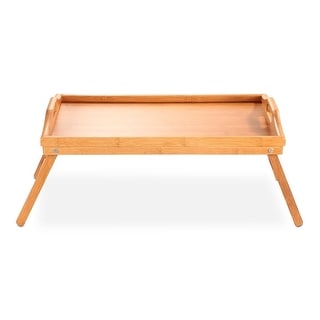 Bamboo Bed Tray with Foldable Legs - Bed Bath & Beyond - 39373793