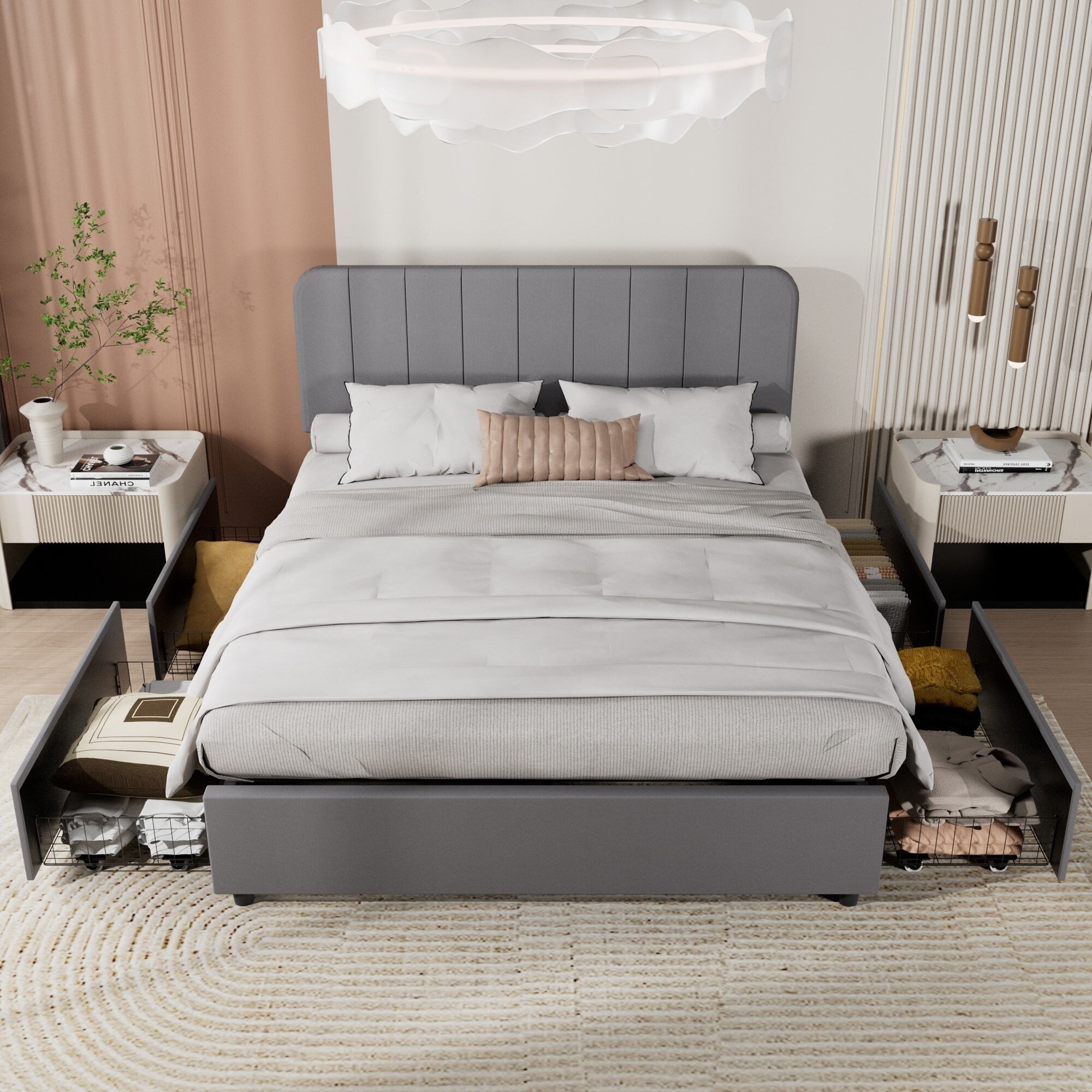 Copper Grove Periyar White Full/Double Platform Storage Bed - On Sale ...