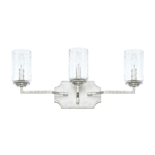 Oxford 3-light Silver Patina Bath/Vanity Fixture - Bed Bath & Beyond ...