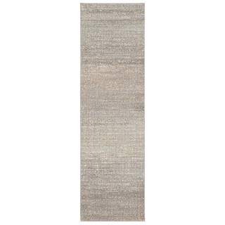 7' Gray Green Abstract Confetti Indoor Runner Rug - 3'6" - Bed Bath ...