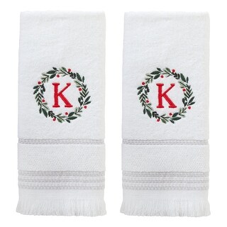 SKL Home Wreath Monogram Hand Towel (2-Pack) - Bed Bath & Beyond - 41288729