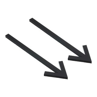 Self Stick Arrow Sign, 2 Pack Acrylic Directional Sign Sticker - Bed ...