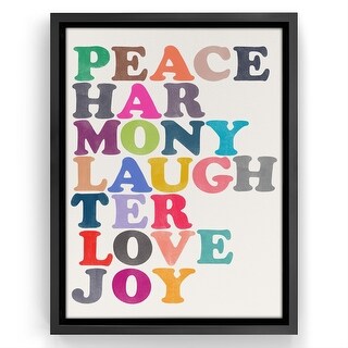 Americanflat - Manifest 16 by Garima Dhawan Floating Canvas Frame ...