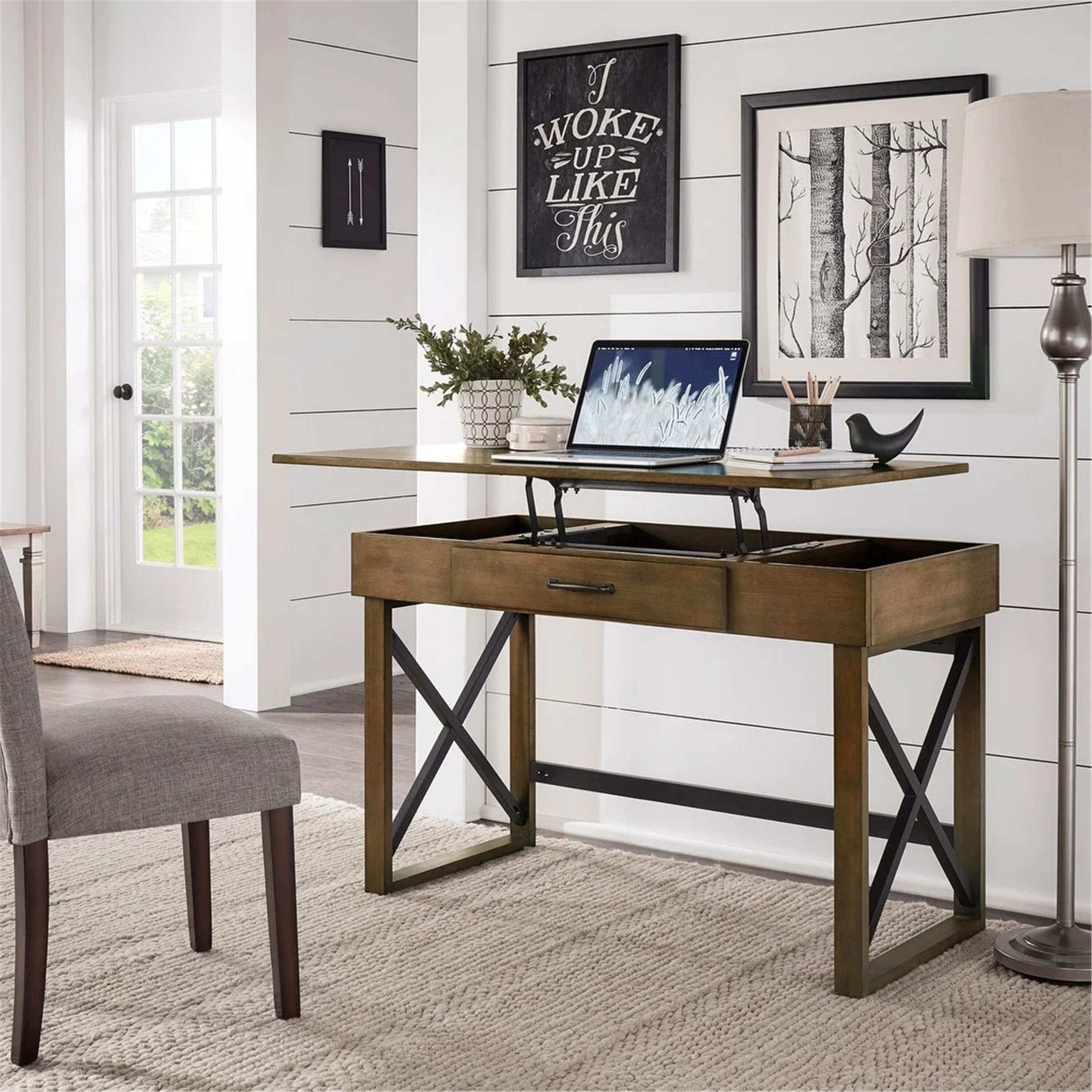 Creativeundefinedk Stanger Adjustable Height Desk Bed Bath Beyond 31284463