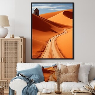 Designart "Australia Outback Spectrum This" Australia Framed Wall Decor ...