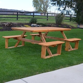 Cedar 8' Walk-In Table - Bed Bath & Beyond - 32728237