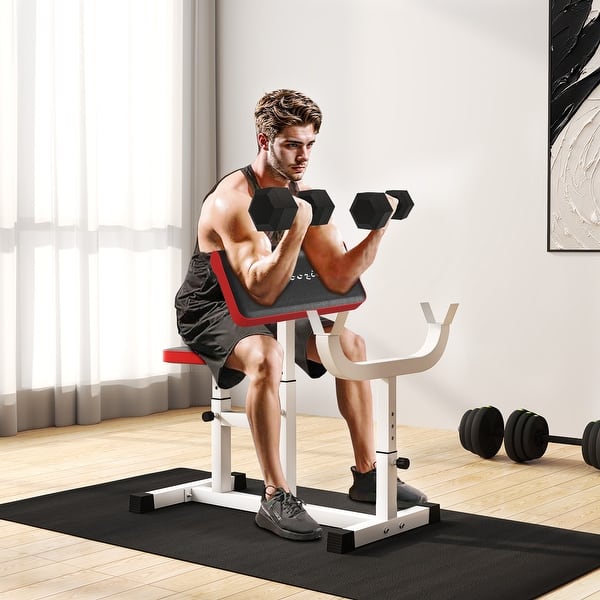 triceps curl bench