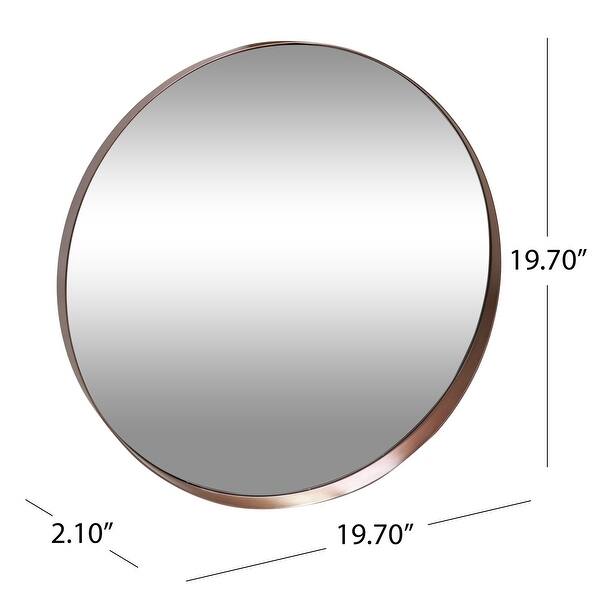 Hudspeth Contemporary Round Wall Mirror by Christopher Knight Home ...