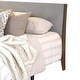 Vee King Size Platform Bed, Modern Low Profile Angled Legs, Natural ...