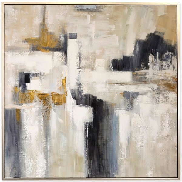 Harp & Finial - Brook - Framed Hand Painted Canvas Art - 1.5 Inch Frame ...