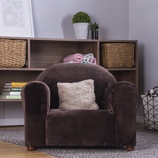 Cozy Club Chair, Minky Chocolate - Bed Bath & Beyond - 38374103