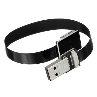 FPV FFC Cable 20 Pins 0.5mm 100mm for HD 4K W Straight USB Male to USB ...