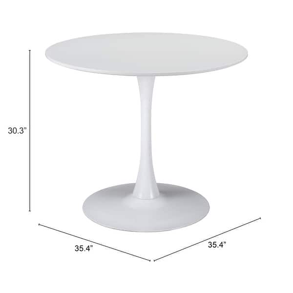 Opus Dining Table - 35.4" W x 35.4" D x 30.3" H - Bed Bath & Beyond - 37260701