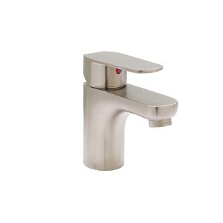 Reflection Single Handle Bathroom Faucet in a PVD Satin Nickel Finish ...