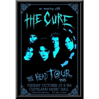 The Cure - Head Tour Framed Art Poster - Paper Print - Black Wood Frame ...