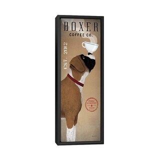 iCanvas "Boxer Coffee Co." by Ryan Fowler Framed Canvas Print - Bed ...