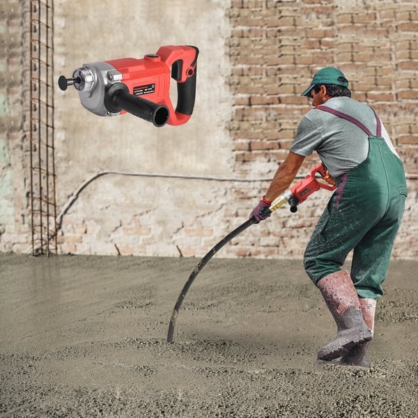 Electric Concrete Vibrator Handheld 1600W Power Concrete Vibrators with ...