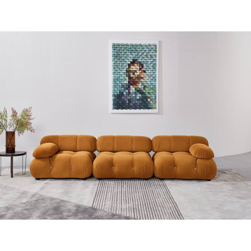 Belani 114'' Velvet Sofa - On Sale - Overstock - 40001636