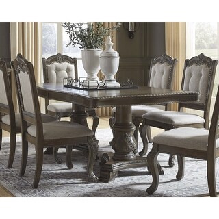 Signature Design By Ashley Charmond Extendable Dining Table - Brown ...