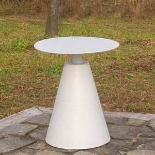 Jordan Outdoor Aluminum Round Side Table - Bed Bath & Beyond - 33014862