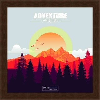 12x12 Traditional Mahogany Wood Picture Square Frame - Bed Bath ...