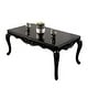 Traditional Style Rectangle Coffee Table Curved Shaped Legs Carved ...