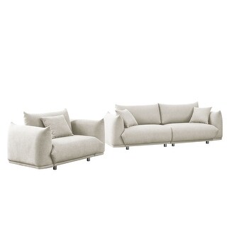 3-seater Milano Couch & Removable Cushion Singe Sofa w/ 3 Pillows ...