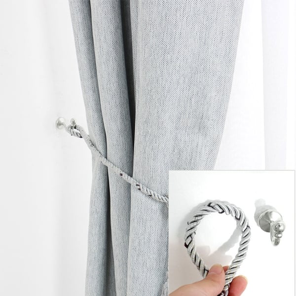Curtain Tieback Hooks Stainless Steel Screen Drapery Holdback Hook ...